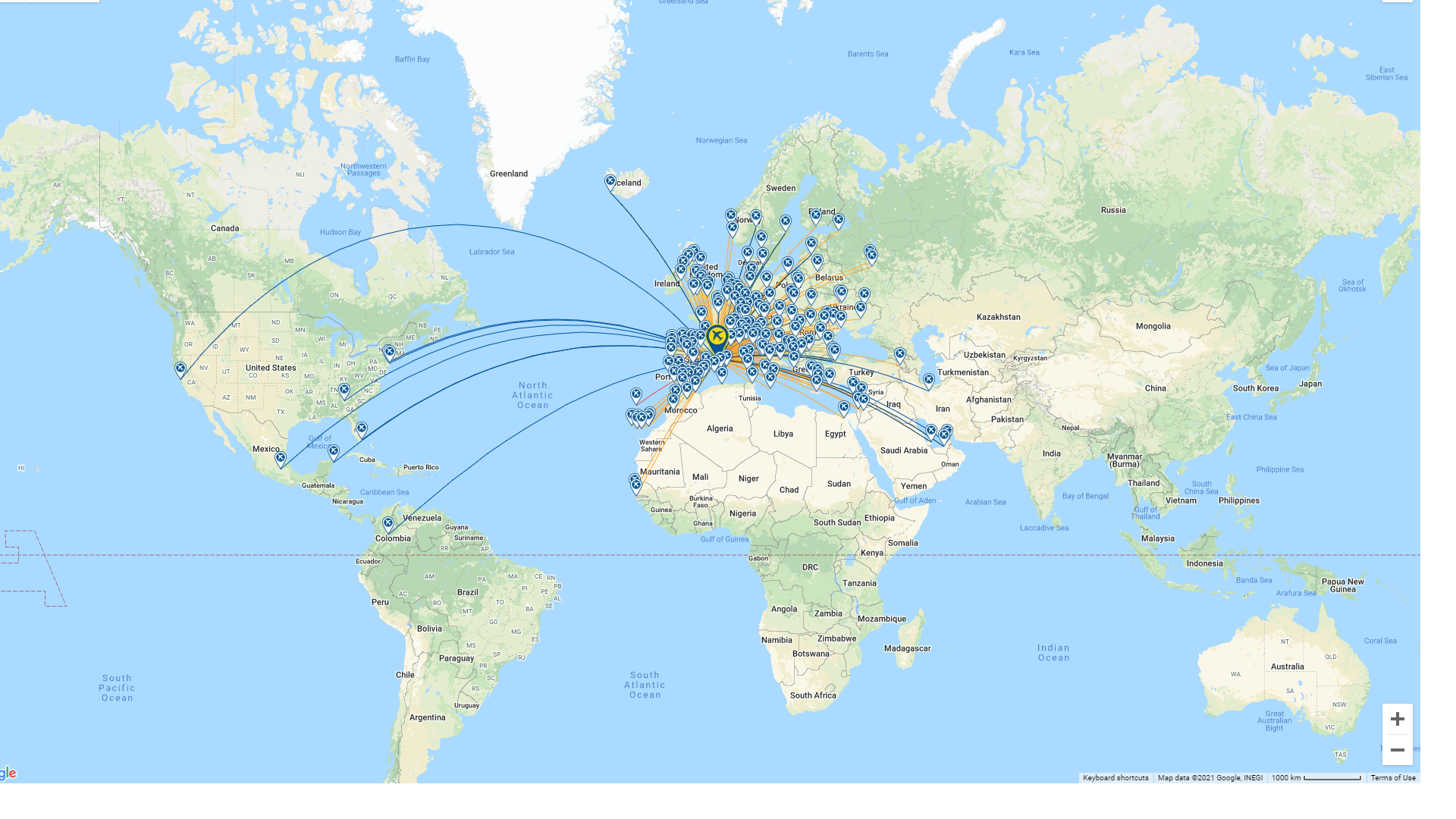 Barcelona Spain Airport Map