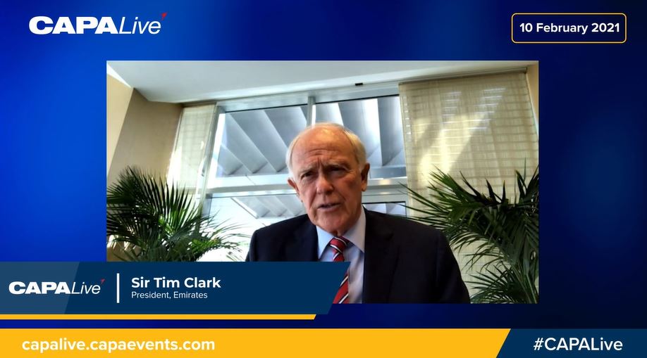 CAPA Live. Emirates' Sir Tim Clark: "work going on with" Etihad | CAPA