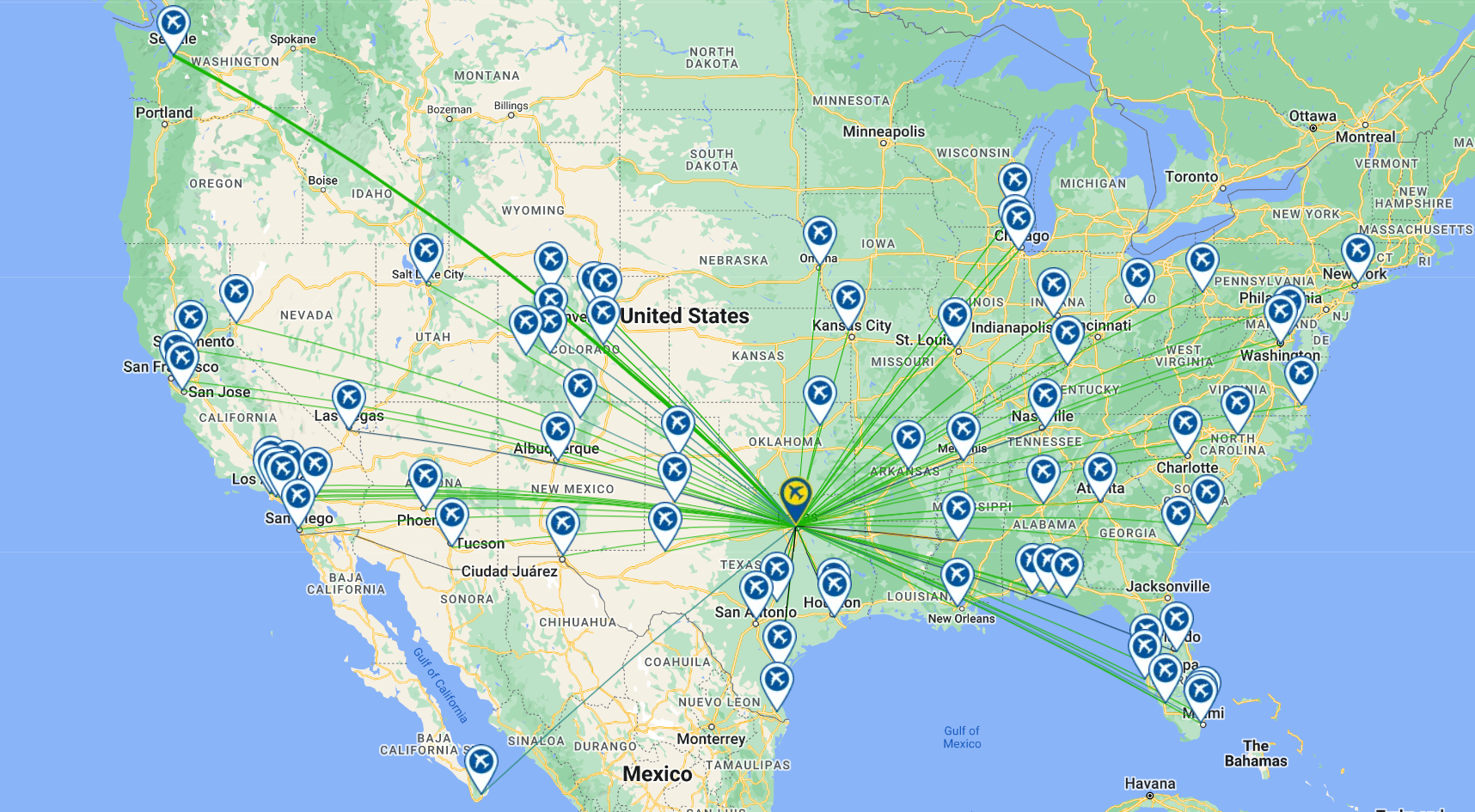 No love lost at Dallas Love Field Airport, as Wright was shown to be ...