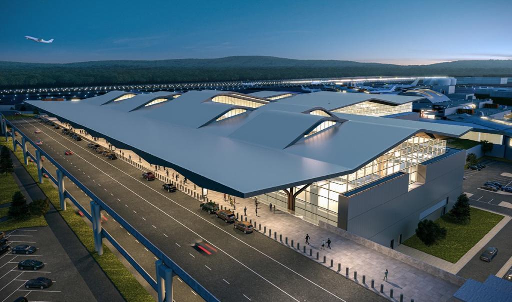 Pittsburgh Airport’s new terminal 50% complete – part one: emphasis on ...