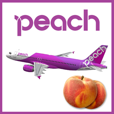 Peach Airlines Logo On Board Experience | Peach Aviation
